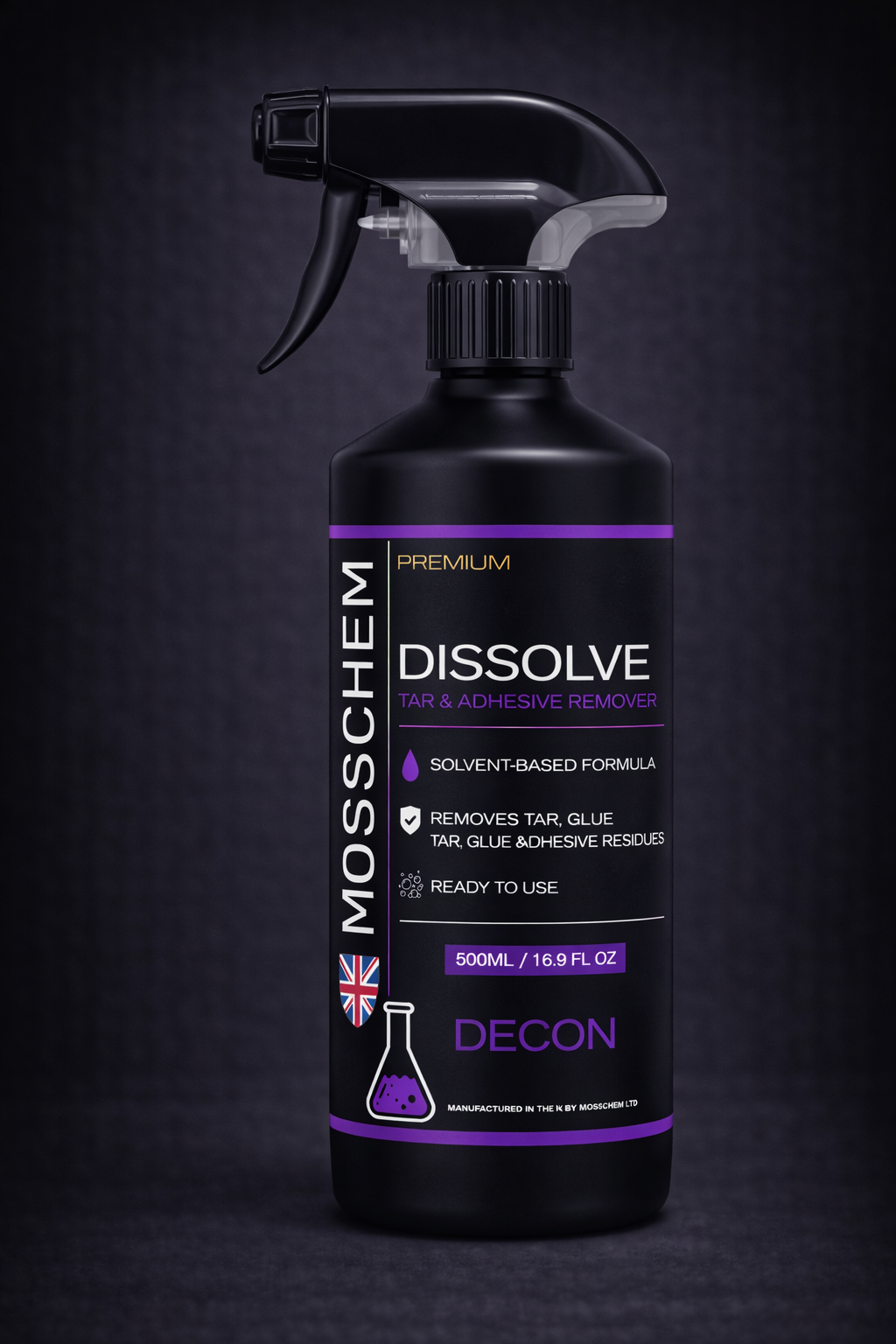 Dissolve Tar & Adhesive Remover – Mosschem